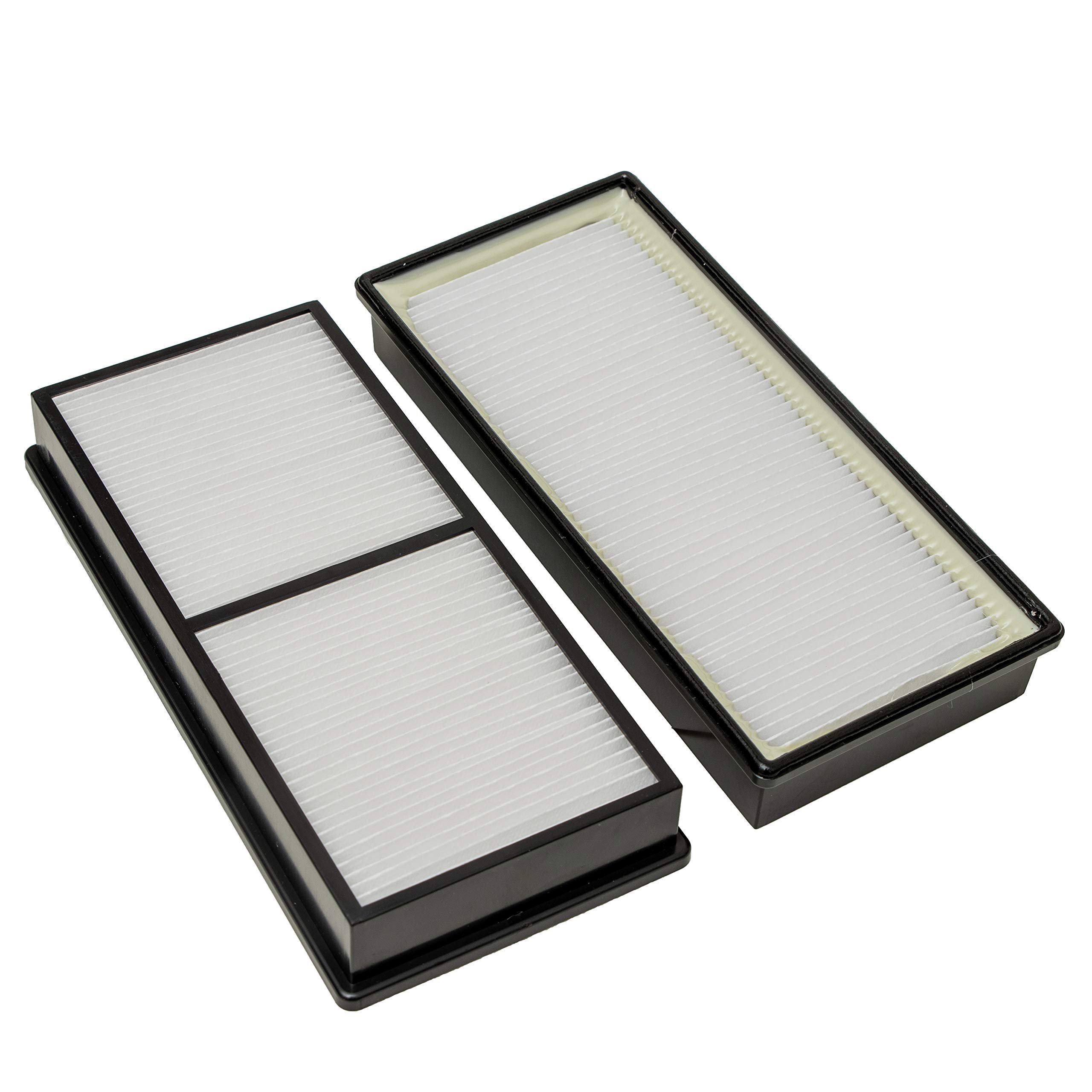 LifeSupplyUSA True HEPA Filter Replacement Compatible with Hunter 30836, 30841, 30847, 30848, 30876 Air Purifier (2-Pack)