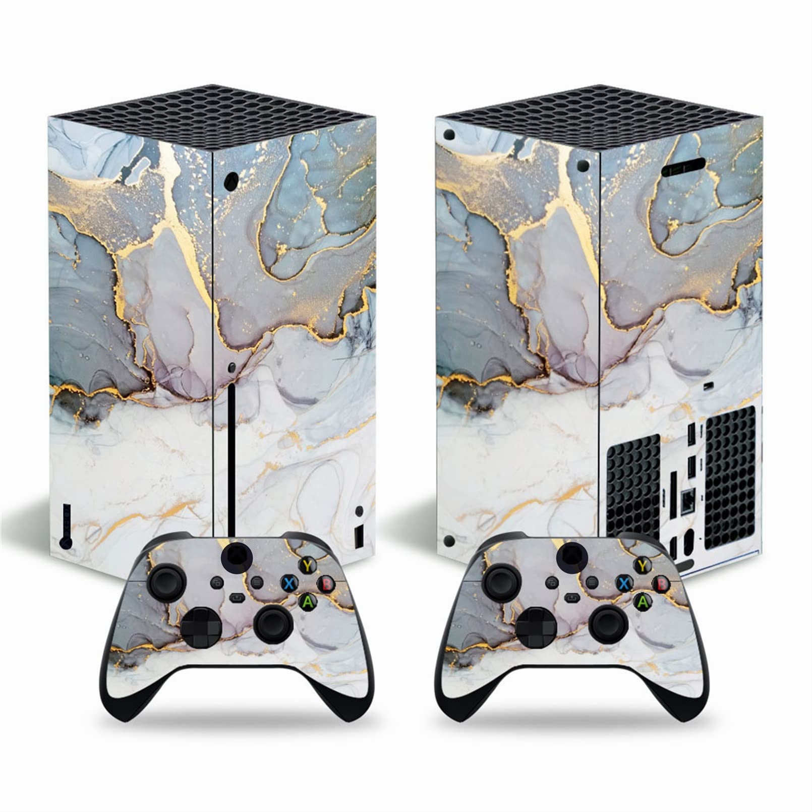 Top factory Skin Decal Protective Vinyl Skin Decal Cover for Series X Console Skins Wrap Sticker with Two Free Wireless Controller Decals 61804 Decal