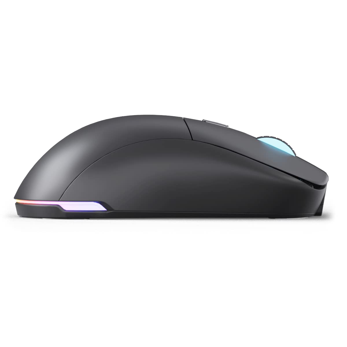 PWNAGE Ultra Custom Wireless Symm 1 Gen 2.0 - Black Ultra Lightweight Honeycomb Design Gaming Mouse 3370 Sensor - PTFE Skates - 6 Buttons - Custom Weight 74G (Black, Solid Sides)