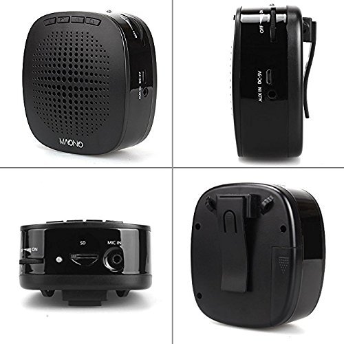 MAONO Voice Amplifier, Rechargeable Portable Mini Personal Speaker with Microphone Headset for Teachers, Coaches, Tour Guides, Market, Classroom, Meetings, Outdoors, C03