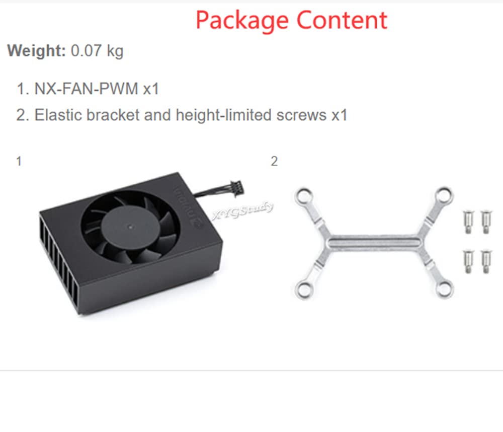 XYGStudy Official Cooling Fan for Jetson Xavier NX Module (NX-Fan-PWM)
