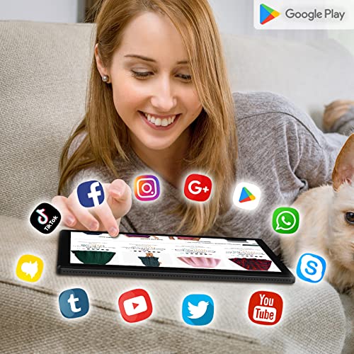 Tablet 10 Inch 3GB RAM, Octa-Core Android 10.0 Tablet, 32GB ROM, 128GB Expansion, 2.4G 5G Dual WiFi, 5MP Front 13MP Rear Camera, 10.1'' HD Touch Screen, Support GPS, Bluetooth
