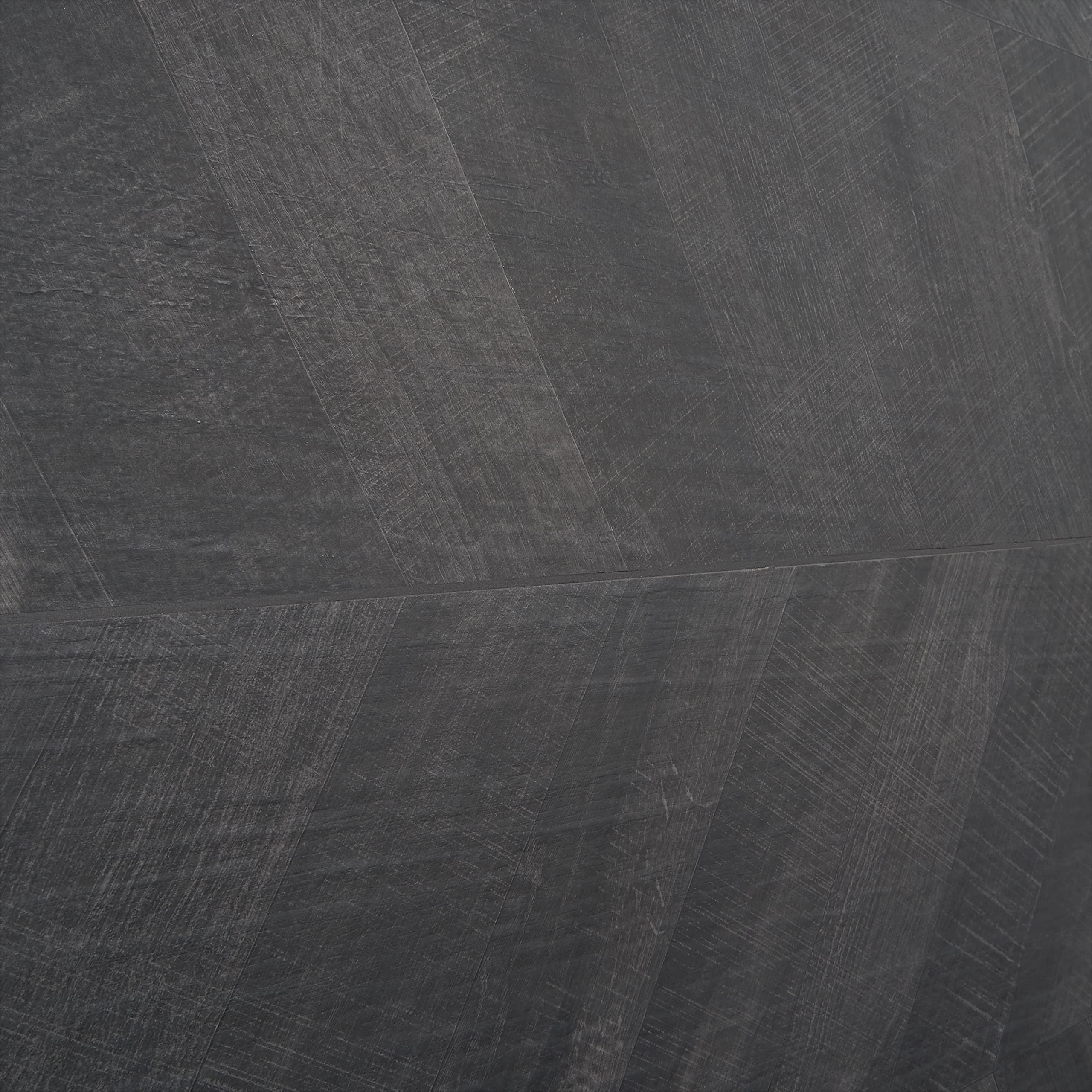 Montgomery Chevron Black 24 in. x 48 in. Matte Porcelain Floor and Wall Tile (15.49 Sq. Ft. / Case)