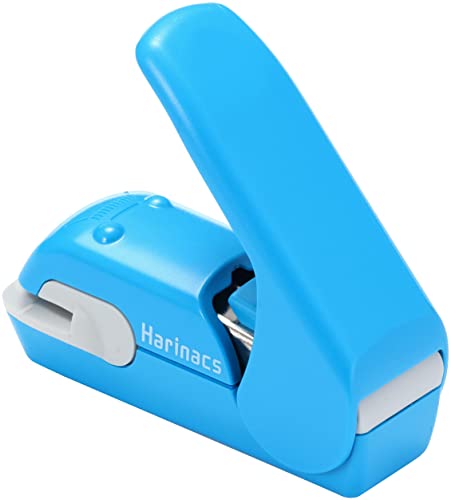 Kokuyo Stapleless Stapler, Harinacs Press, Holeless for 5 Sheets Binding, Blue, Japan Import (SLN-MPH105B)