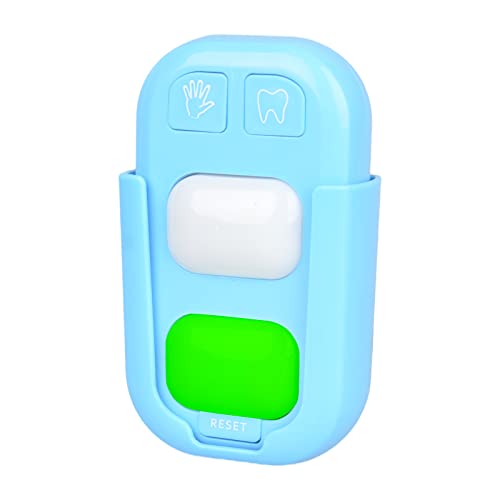 SOARING Timer for Kids, 2 Minutes Teeth Brushing and 20 Seconds Hand Washing Timer, Color Indicator Timer for Children Training Stick on Bathroom(Blue)