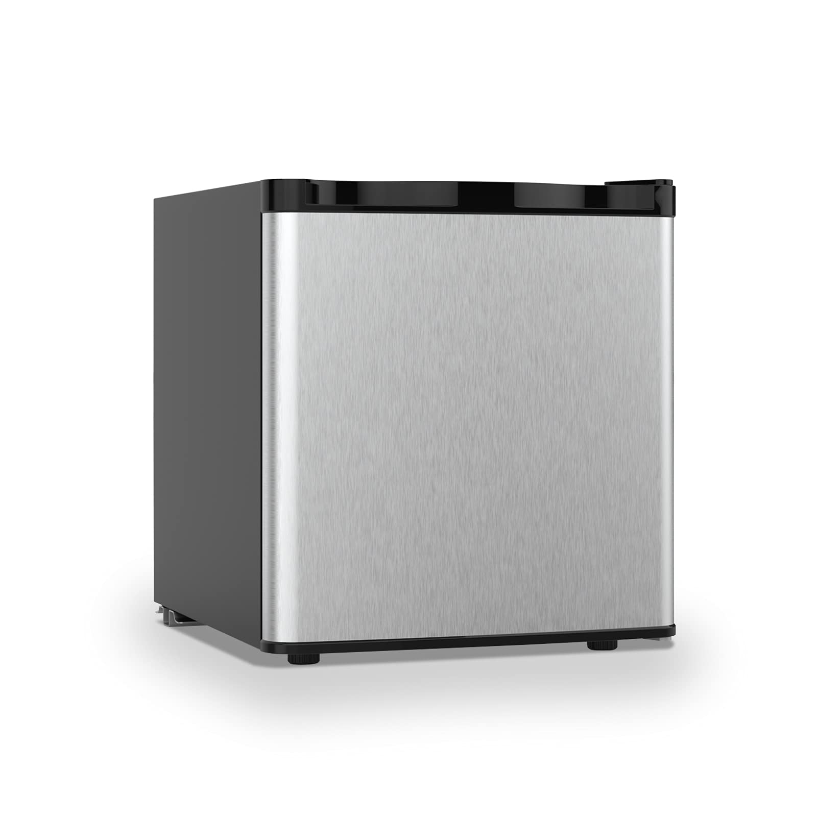 Upright Freezer Compact, Single Door, Reversible Stainless Steel Door, Adjustable Removable (Silver, 1.1 Cu. Ft.) sliver (1022003800)