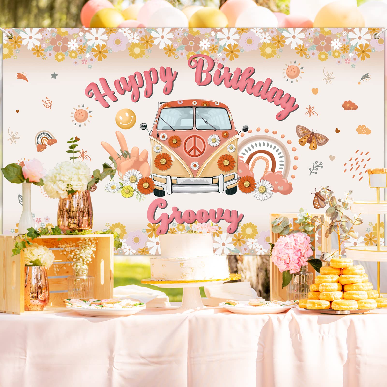 One Happy Dude 1st Birthday Backdrop First Birthday Party Decorations for Boy Background Banner Cake Table Decor Photobooth Gift Prop Fabric 72.8 x 43.3 Inch (Dude-A
