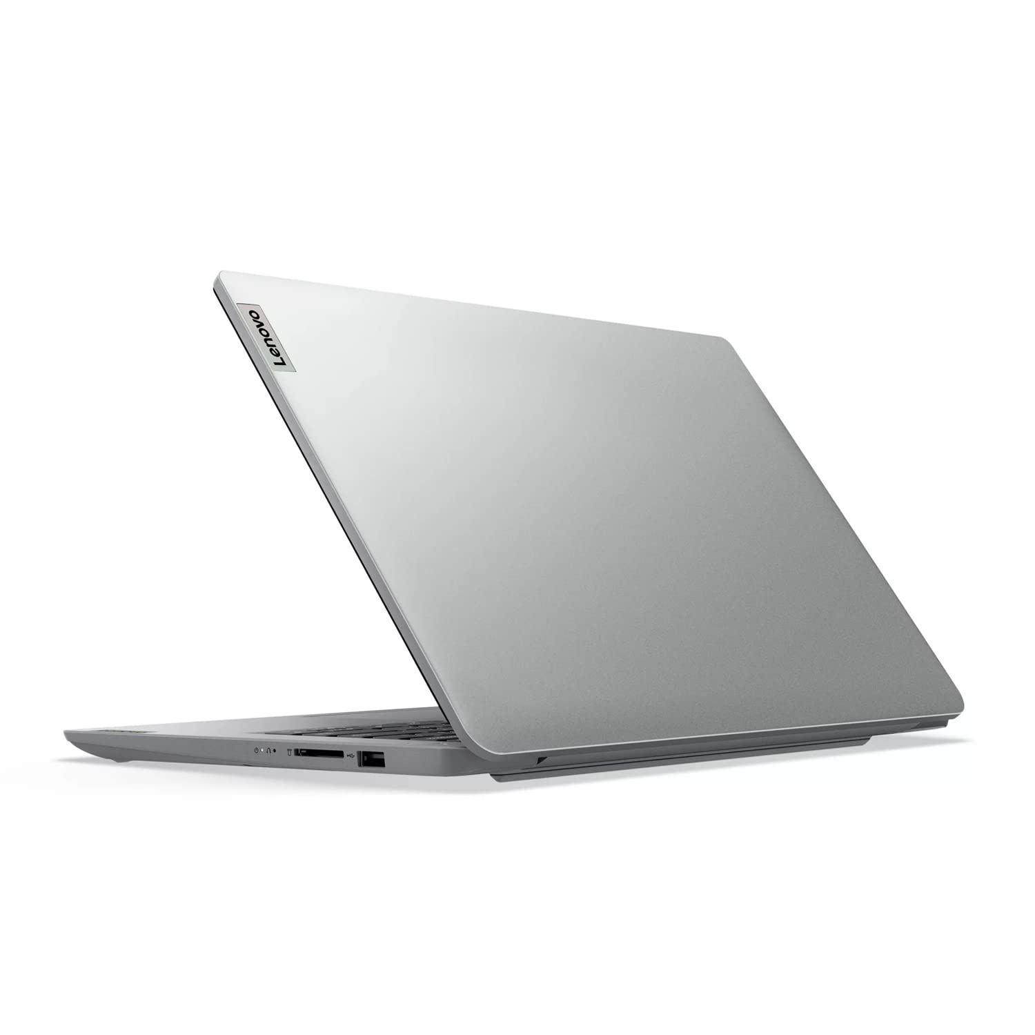 Lenovo Ideapad 1i Laptop, 14" HD Screen, Intel Pentium Silver N5030 Processor, 4GB RAM, 128GB PCIe SSD + 128GB eMMC, Webcam, HDMI, SD Card Reader, Wi-Fi 6, Windows 11 Home, Cloud Grey