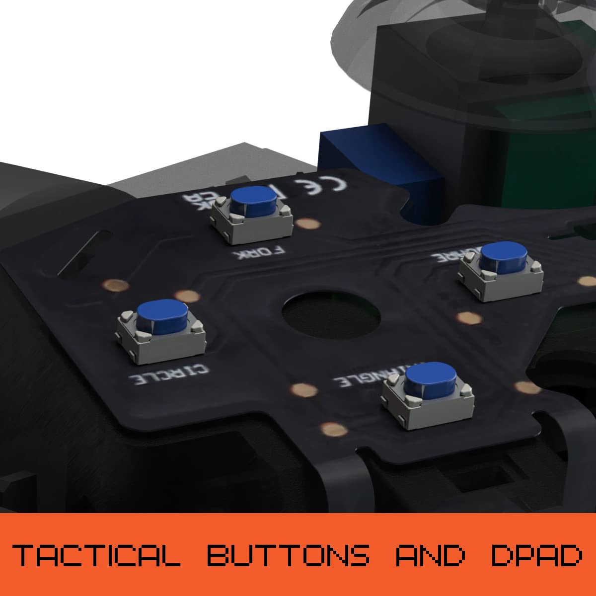 MODDEDZONE Smart Extreme Modded Controller + Anti Recoil 2 Remap Buttons & Interchangeable Thumbsticks & Hair Triggers, Tactical Buttons Compatible with PS5 Custom Controller PC (St Black)