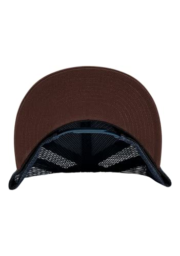 NIXON Team Trucker Hat - Navy/Brown