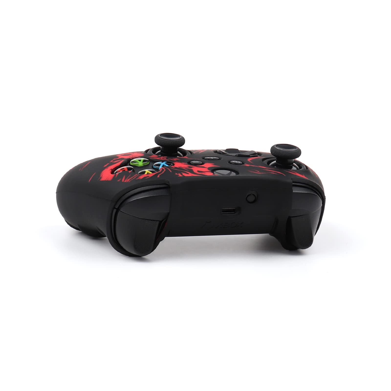 RALAN Customized Laser Controller Skin for Xbox Series, Anti-Slip Silicone Controller Cover Protector Case Compatible for Xbox Series Wireless/Wired Gamepad Joystick