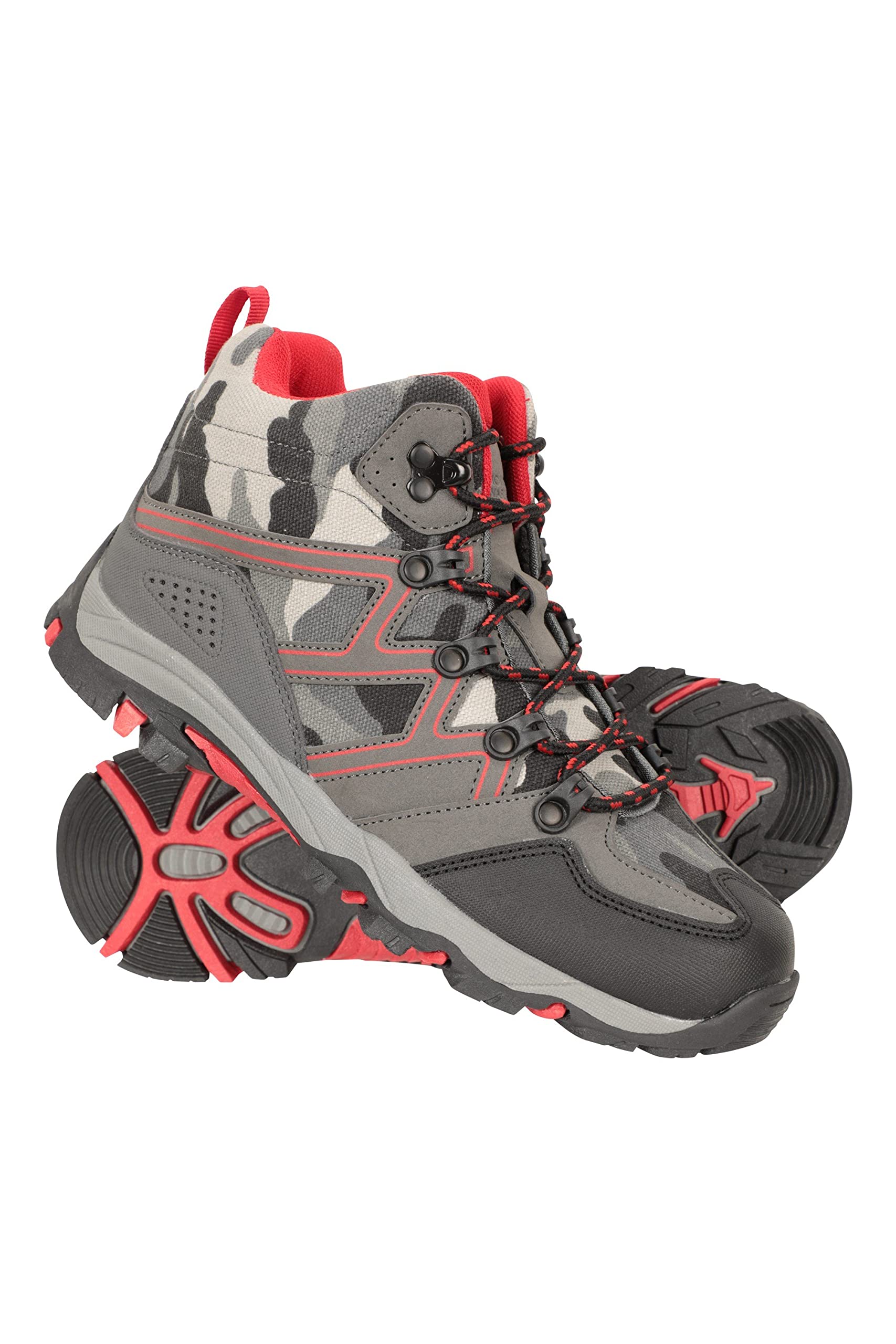 Mountain Warehouse Oscar Kids Hiking Boots - for Girls & Boys Lilac Kids Shoe Size 3 US