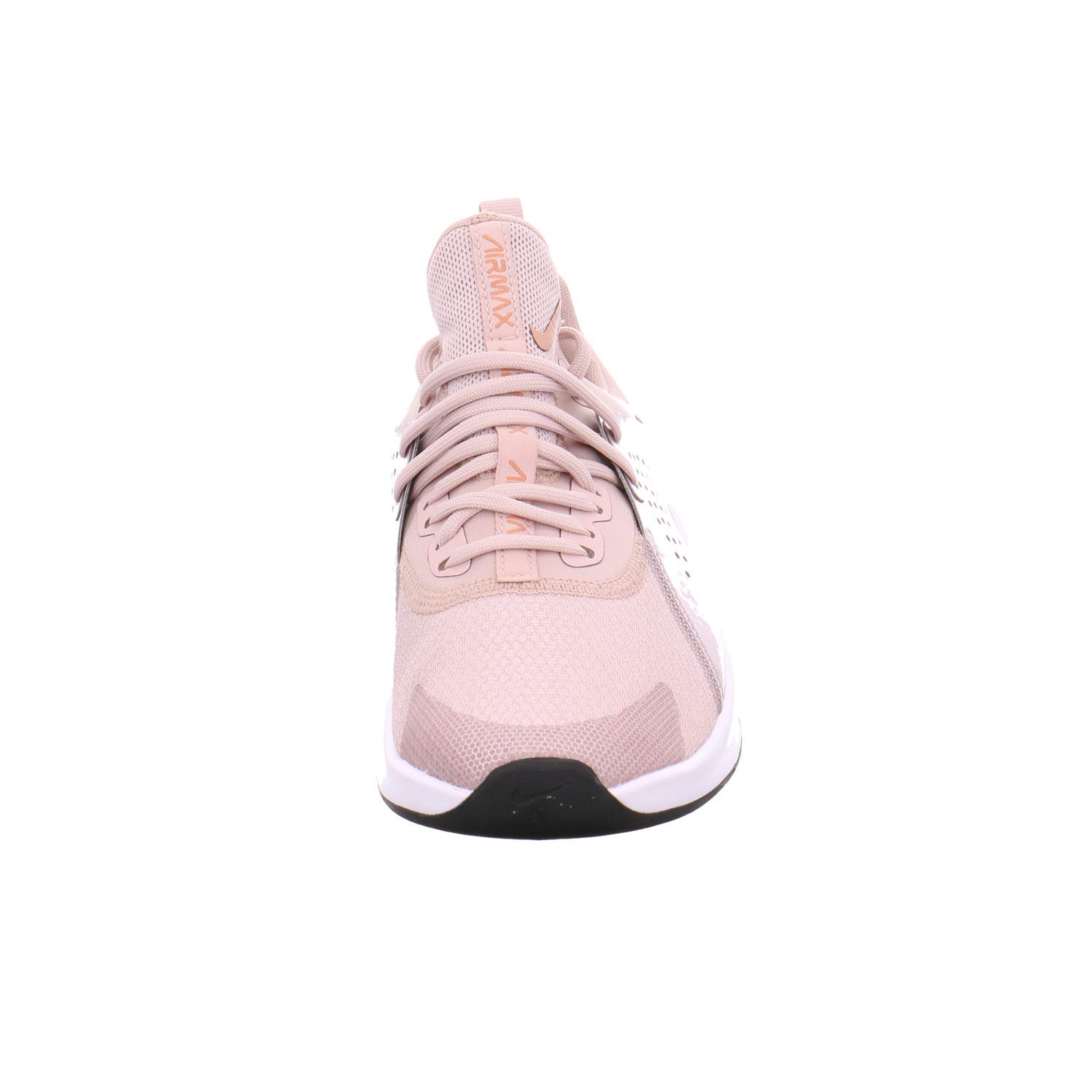 NIKE Women's WMNS AIR MAX Bella TR 3 Sneaker, Stone Mauve MTLC Red Bronze MTLC Silver Barely Rose White Black, 6