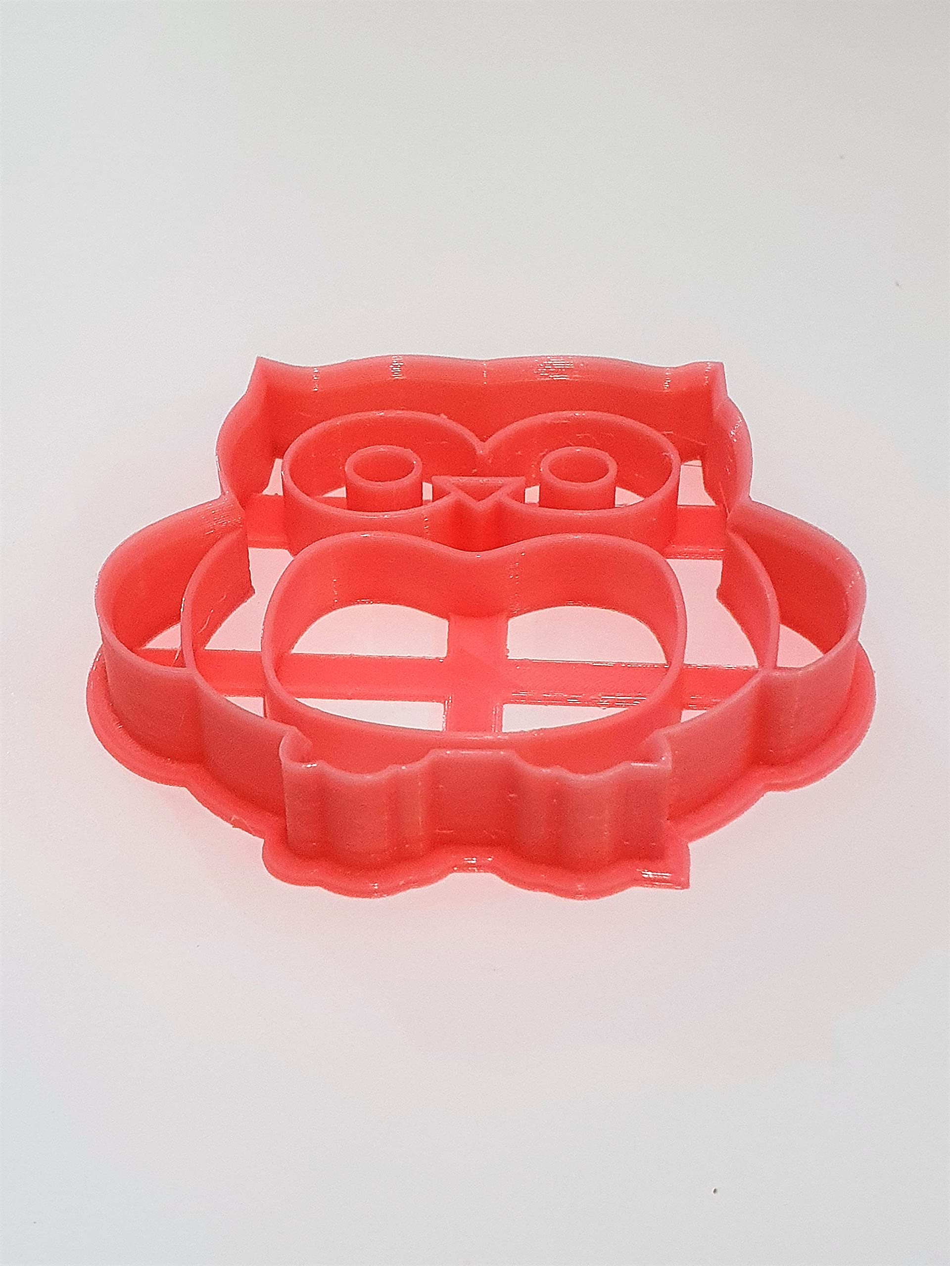 T3D Cookie Cutters Owl Cookie Cutter, Suitable for Cakes Biscuit and Fondant Cookie Mold for Homemade Treats 3.52inch x 3.52inch x 0.55inch