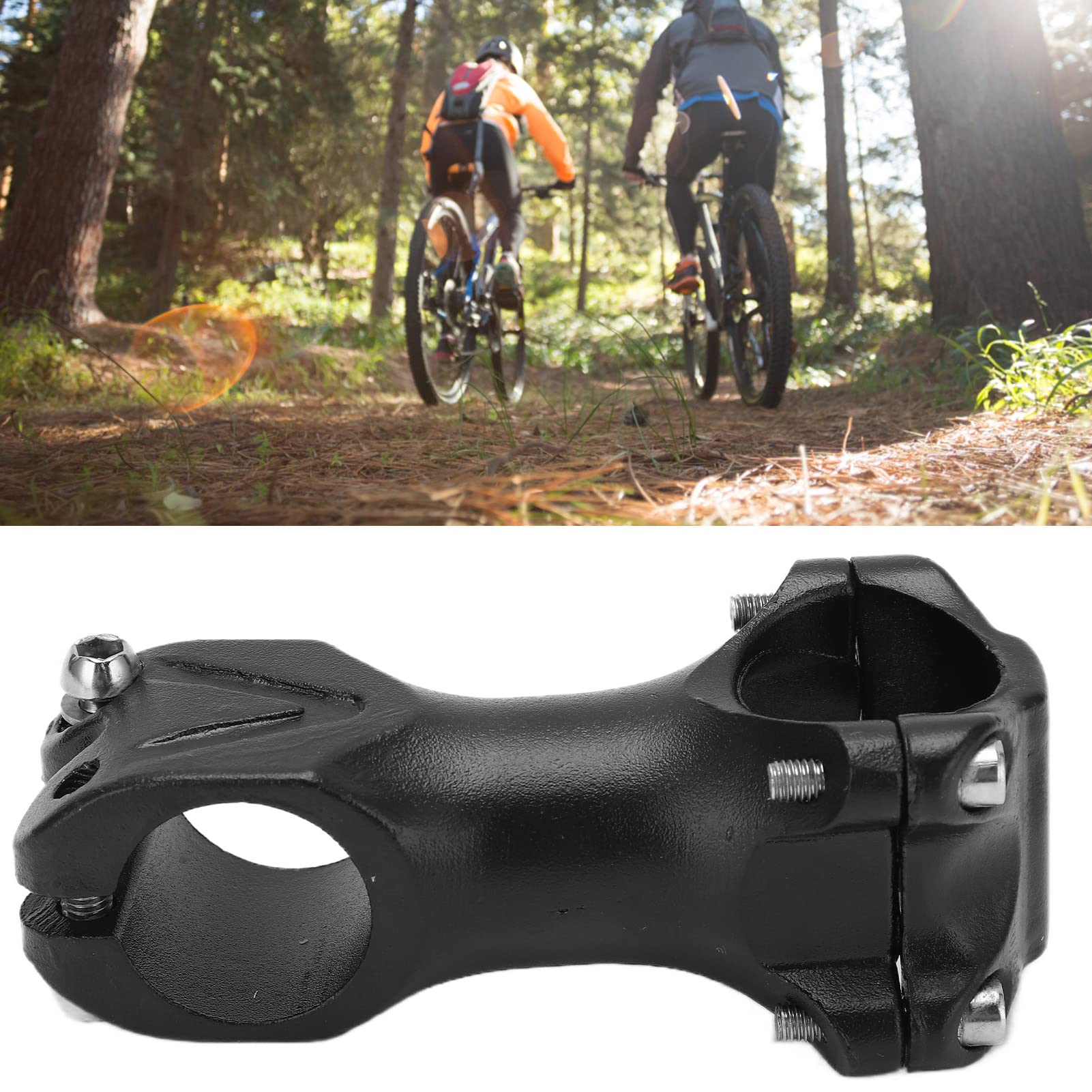 plplaaoo Stem 31.8 Adjustable Bike Stem, Handlebar Stem Aluminum Alloy Adjustable Short Handlebar Stem Riser,Bike Handlebar Stem 31.8mm,for Road Bikes Mountain Bikes, Bike Stem Bike Handlebar Stem