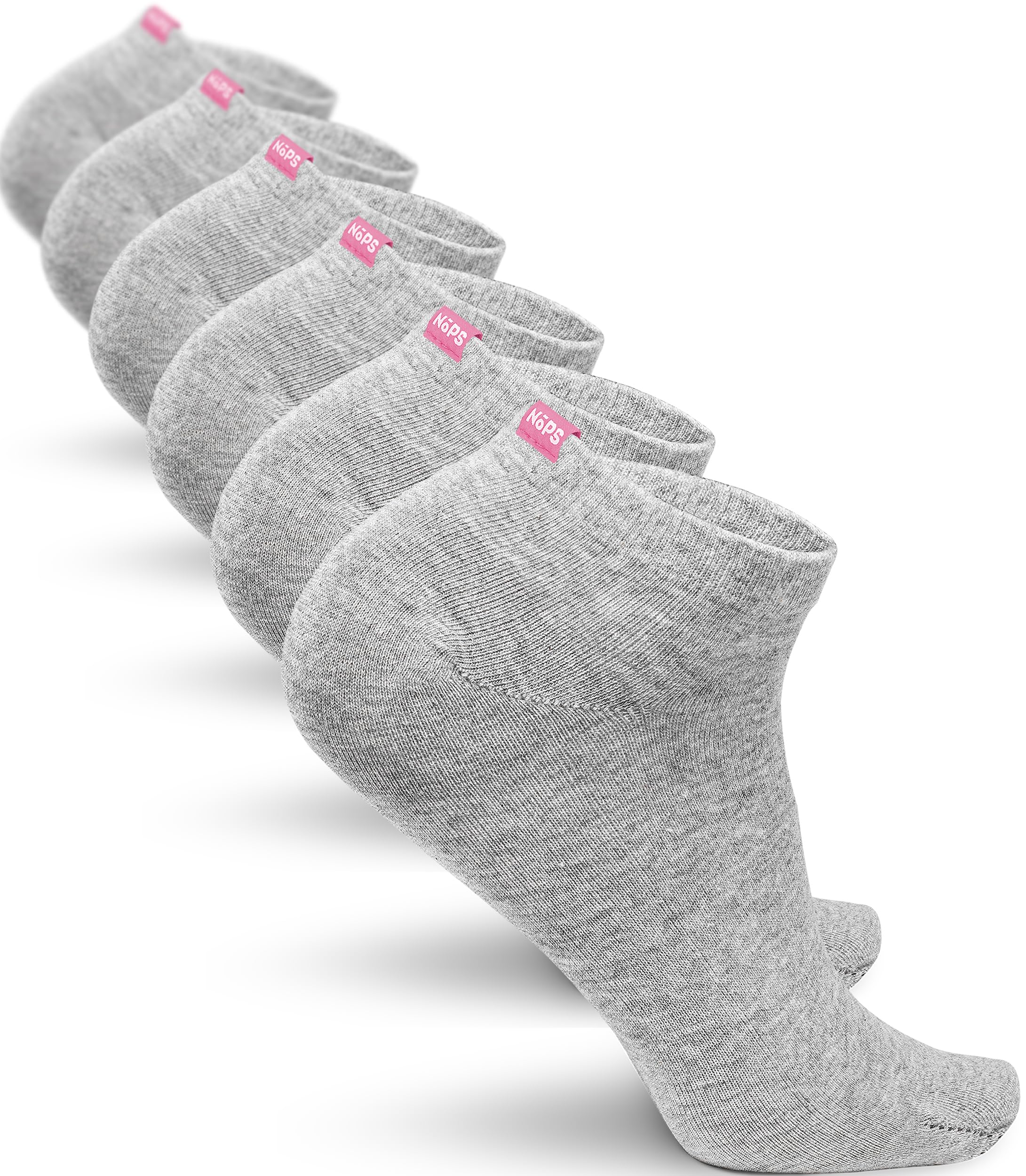 NOPS Cotton Ankle Socks – Low Cut Socks Short Athletic Casual Socks - Women-Men Unisex with DISTINCTIVE TAG (GP-S)
