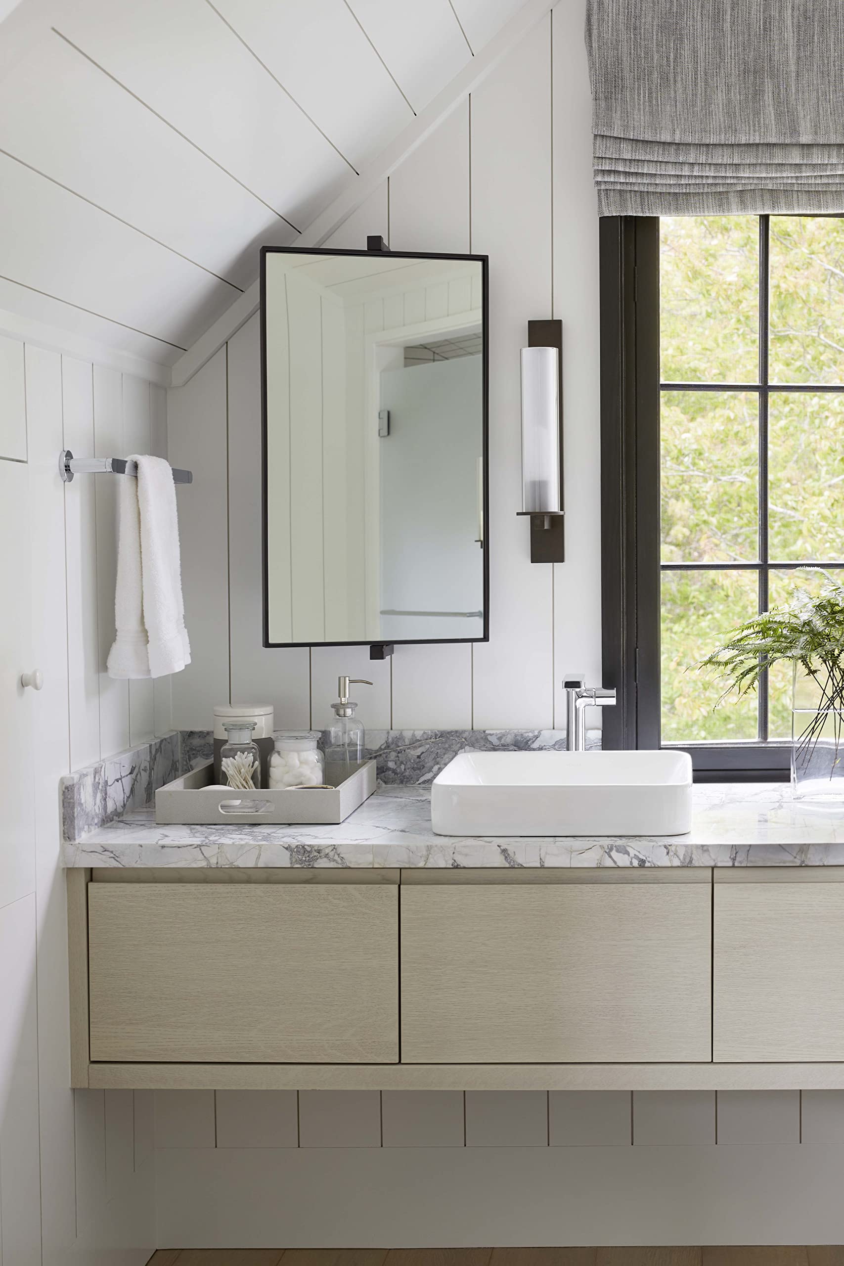 KOHLER 2661-0 Vox Vessel Bathroom Sink, vitreous China, 16-1/4" W x 16-1/4" L, White