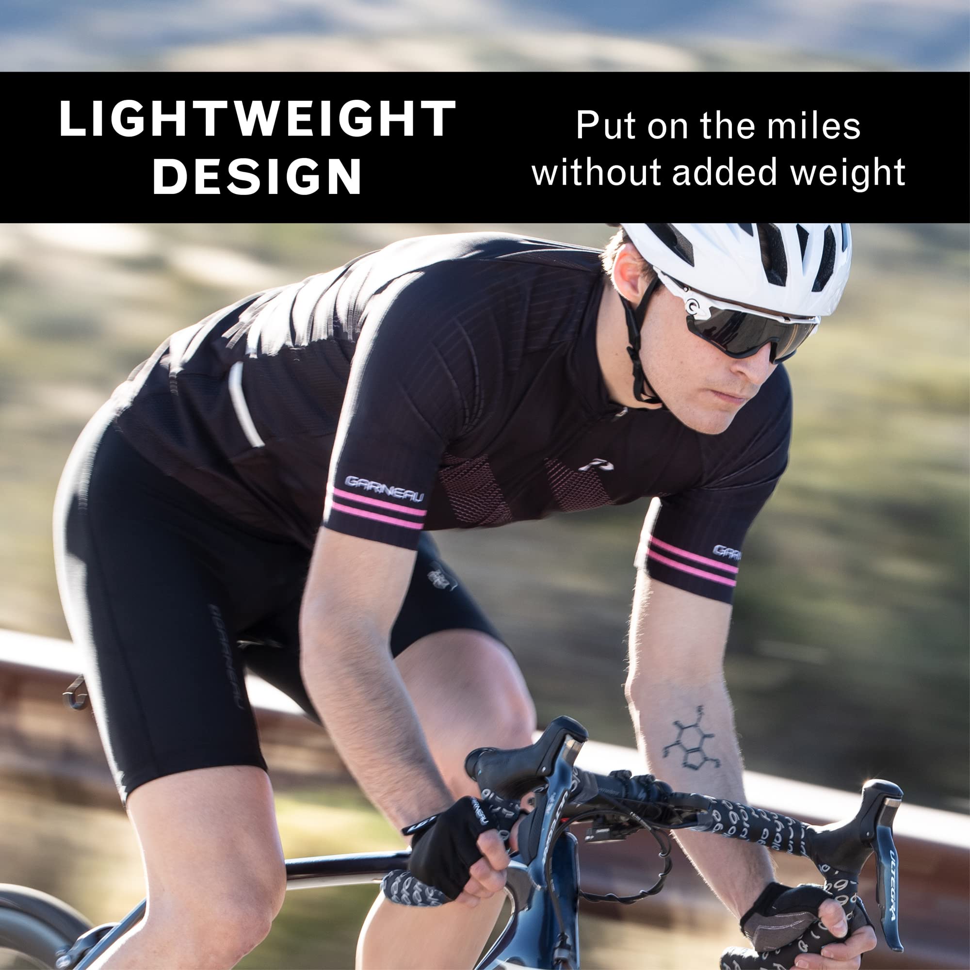 Louis Garneau, Men’s Classic Gel Bike Shorts with Padding, Black, Large