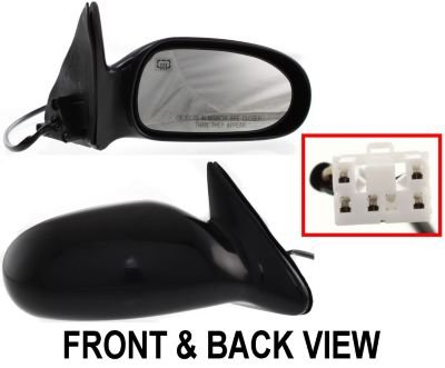 Kool Vue MA18ER Mirror Passenger Side RH Plastic Primered Power Heated
