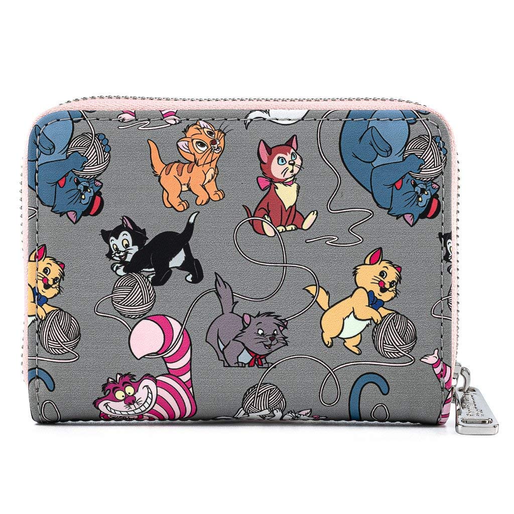 Loungefly Disney Cats Faux Leather Zip Around Wallet