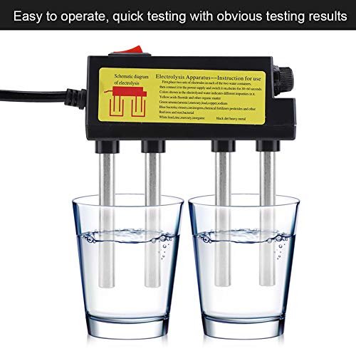 wosume γππ©π«π’π§π πππ₯π ππ’ππγ Water Electrolyzer, Ph Level Tester for Water,Hard Water Test,Portable Water Quality Tester Water Impurities Monitor Electrolyzer Machine Testing Meter