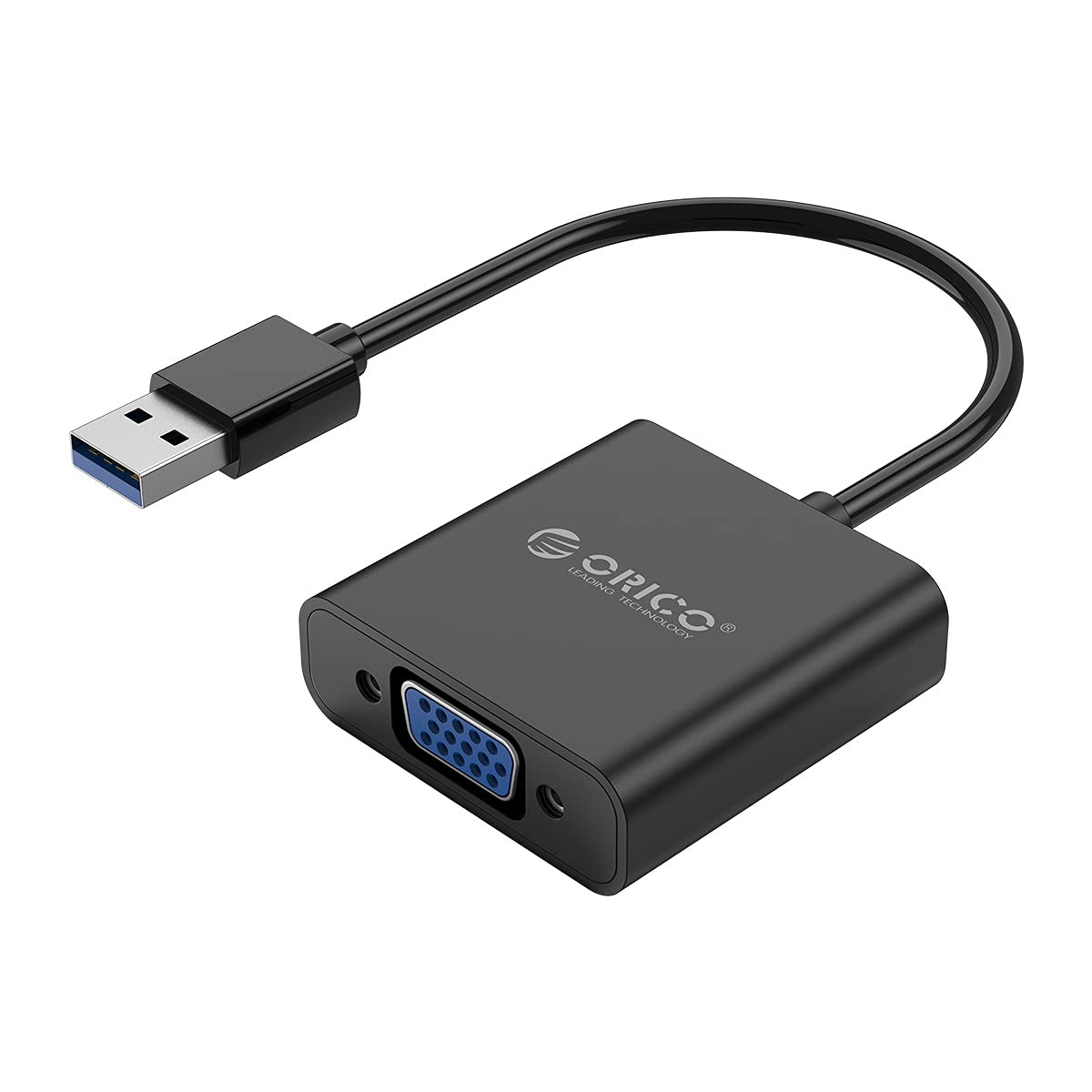 ORICO USB 3.0 to VGA Adapter, 1080P Multi-Display Video Converter for Laptop, PC to Monitor, Projector, TV, Support Extend and Mirror Mode