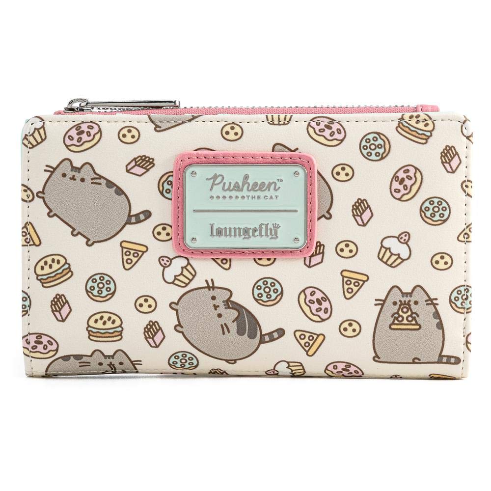 Loungefly x Pusheen Snackies Allover Print Flap Wallet