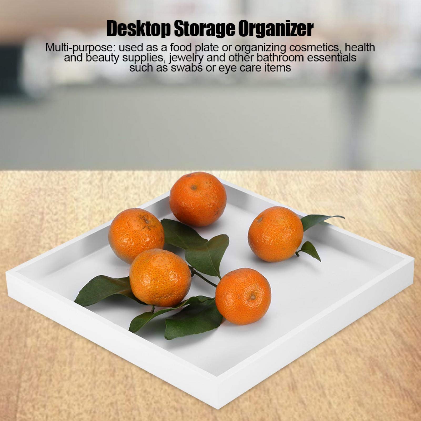 Omabeta Serving Tray Square Wood Tray Coffee Tray Home Serving Tray