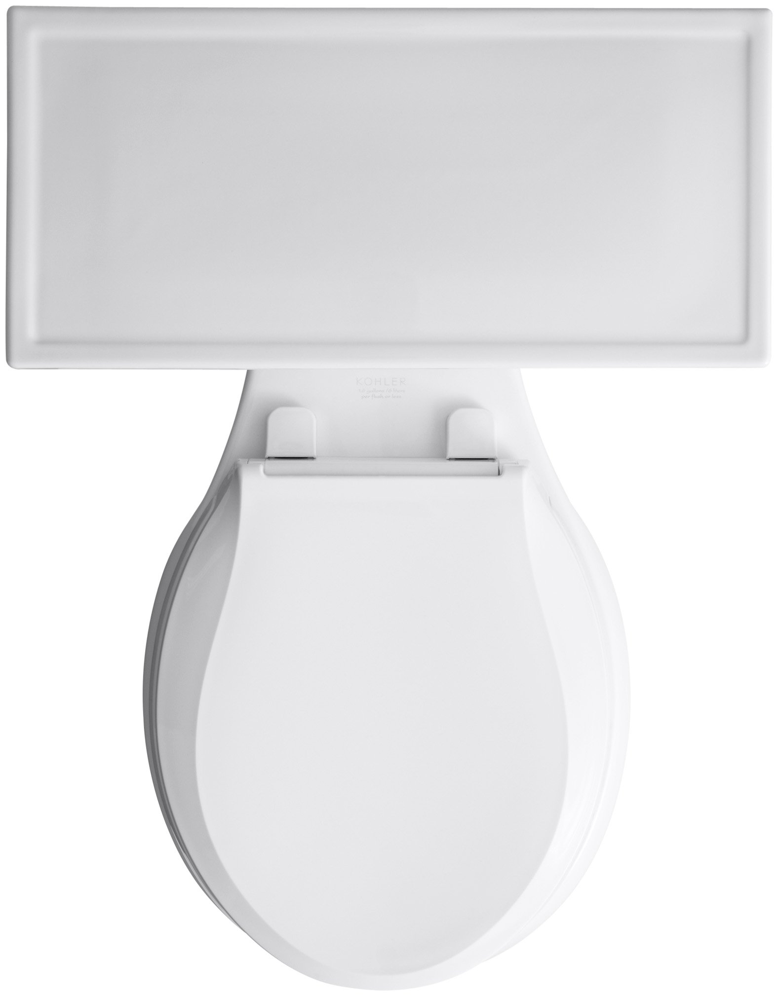 Kohler K-3933-0 Memoirs Comfort Height Two-Piece Round Front Toilet with Stately Design, White - 567212