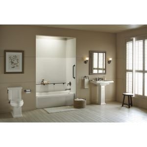 KOHLER K-72759-SN Artifacts Bathroom sink spout with Bell design, Less Handles, Vibrant Polished Nickel