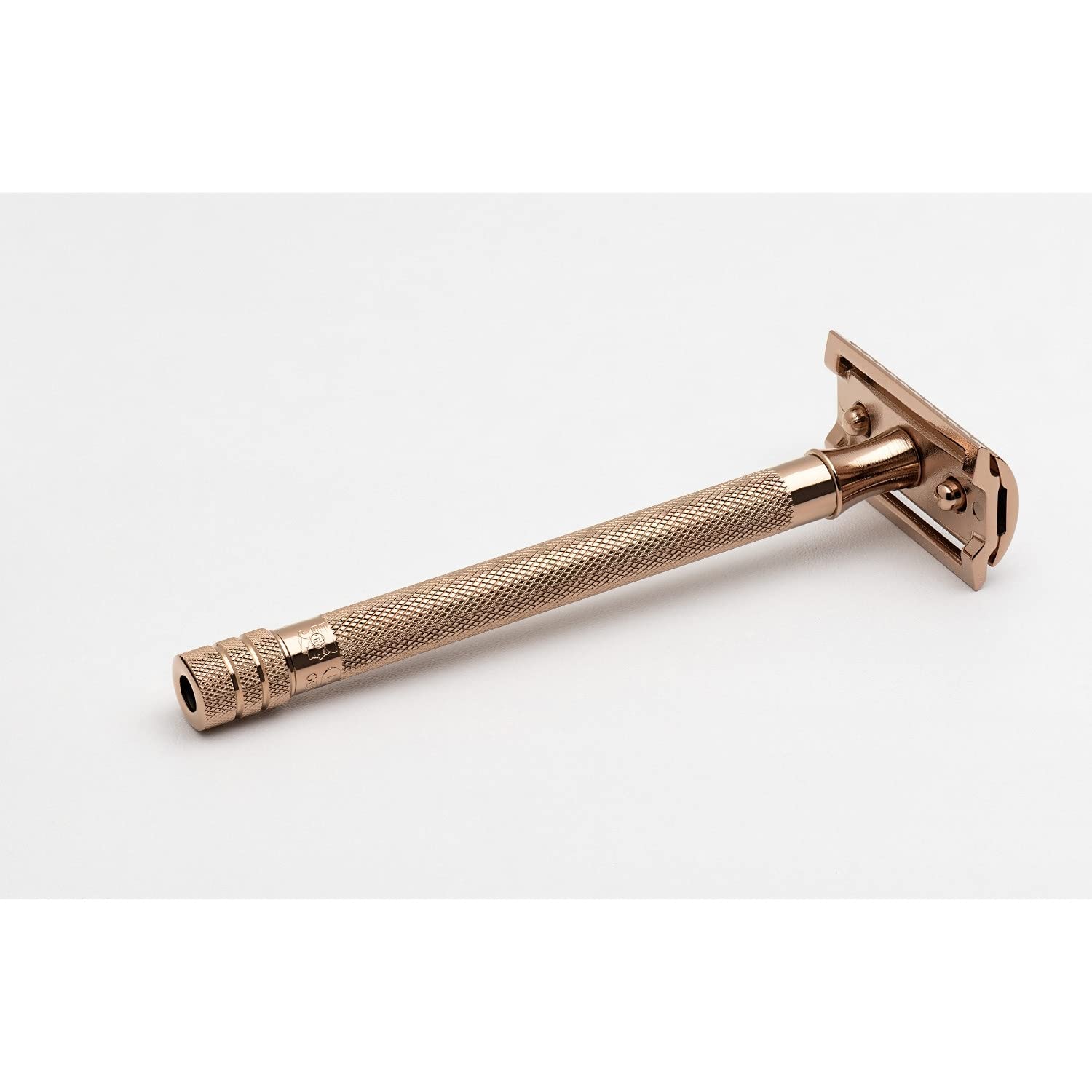 Merkur Merkur Double Edge Safety Razor, Straight Cut, Double Extra Long Handle, Gold, 1 ct.