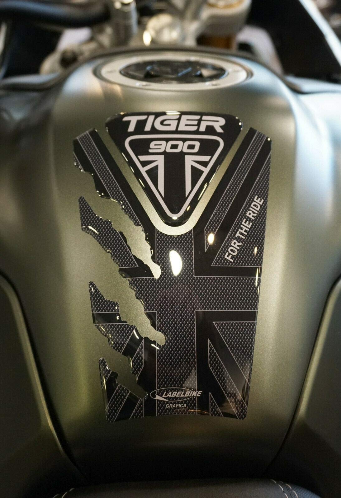 labelbike - 3D gel resin tank pad for Triumph Tiger 900 GT and Rally motorcycles