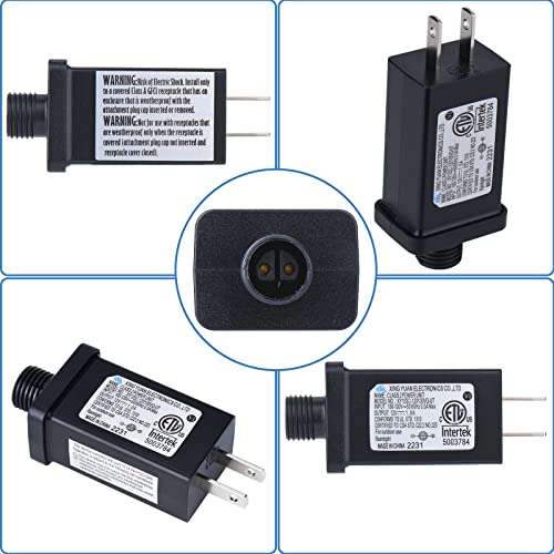 Replacement Yard Inflatable Adapter 12V 1A Power Supply Adaptor for Outdoor Inflatable Decoration,Suitable for lawn, courtyard, garden, Christmas,Thanksgiving, Halloween inflatable decoration (1 Pack)