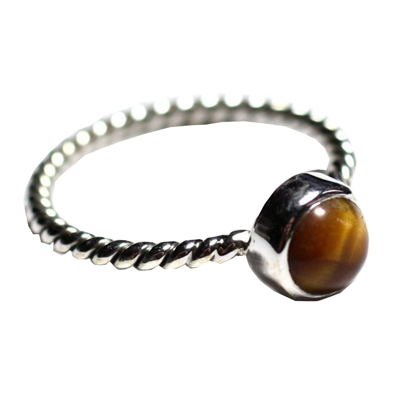 Mother day gift/new year gift/birth gemstone/Tiger Eye Round Shape Gemstones/Statment Rings/silver ring size 5 6 7 8 9 10 11 12 us -1191 (8)
