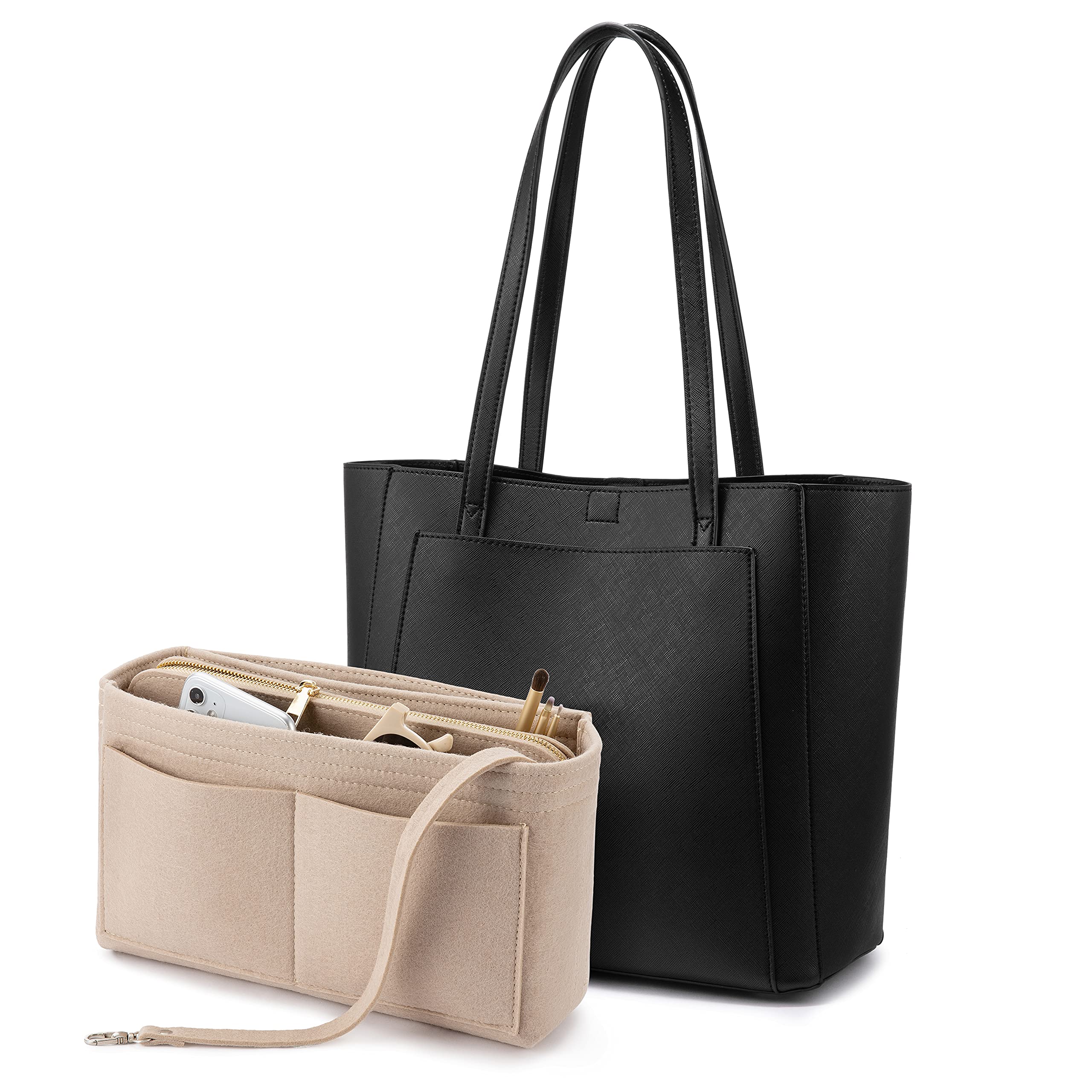 LOVEVOOK Tote Purse for Women Satchel Bag with Matching Handbag Organizer Shoulder Bags