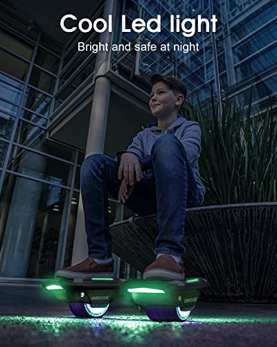 MAGIC HOVER Electric Roller Skate Hover Board, 300W Dual Motor Self Balancing Scooter for Kids and Adults, Hovershoes Drift X1, 3.5" Freeline Skate, 12km/h Max Speed hoverboard