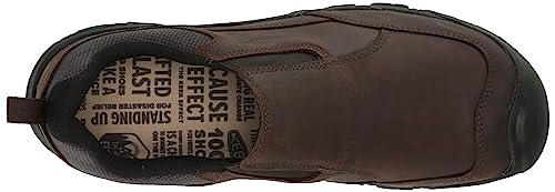KEEN Men's Targhee 3 Slip On Shoes, Dark Earth/Mulch, 13