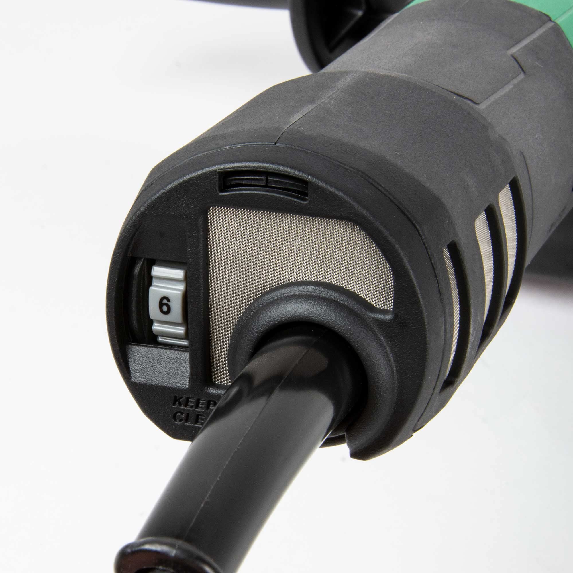 Metabo HPT Angle Grinder | 4-1/2-Inch | AC Brushless | Variable Speed | 12-Amp Motor | 2,800-10,000 Rpm | 1,300W | Slide Switch W/Trigger Lock-On | 1-Year Warranty | G12VE