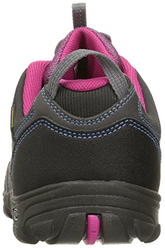 KEEN Oakridge Low WP Hiking Shoe (Little Kid/Big Kid), Magnet/Very Berry, 6 M US Big Kid