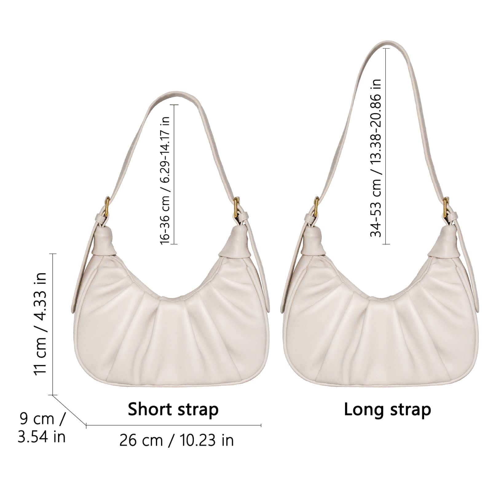 PS PETITE SIMONE Shoulder Bag for Women Mini Purse Sofii 23 Small Purses for Women Hobo Bags