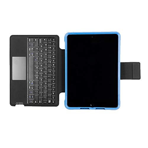 OtterBox UnlimitEd SERIES Case with Keyboard Folio + Screen Protector for iPad 7th, 8th & 9th Gen (10.2" Display - 2019, 2020 & 2021 version) - Non-retail/Ships in Polybag - Clear/Blue