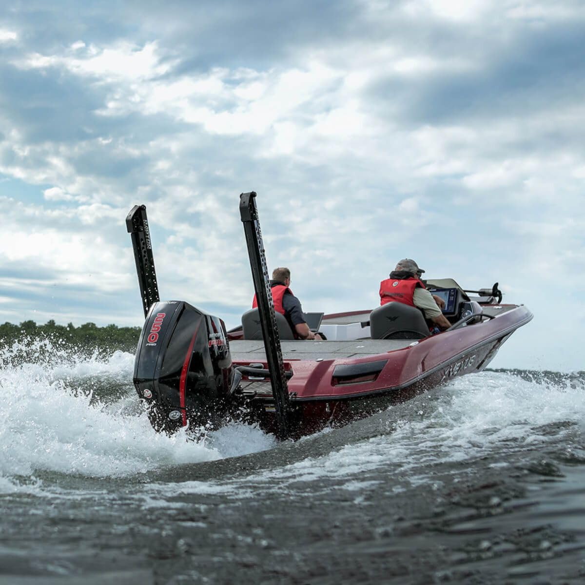 Minn Kota 1810622 Raptor Shallow Water Anchor with Active Anchoring, 8 ft, Red