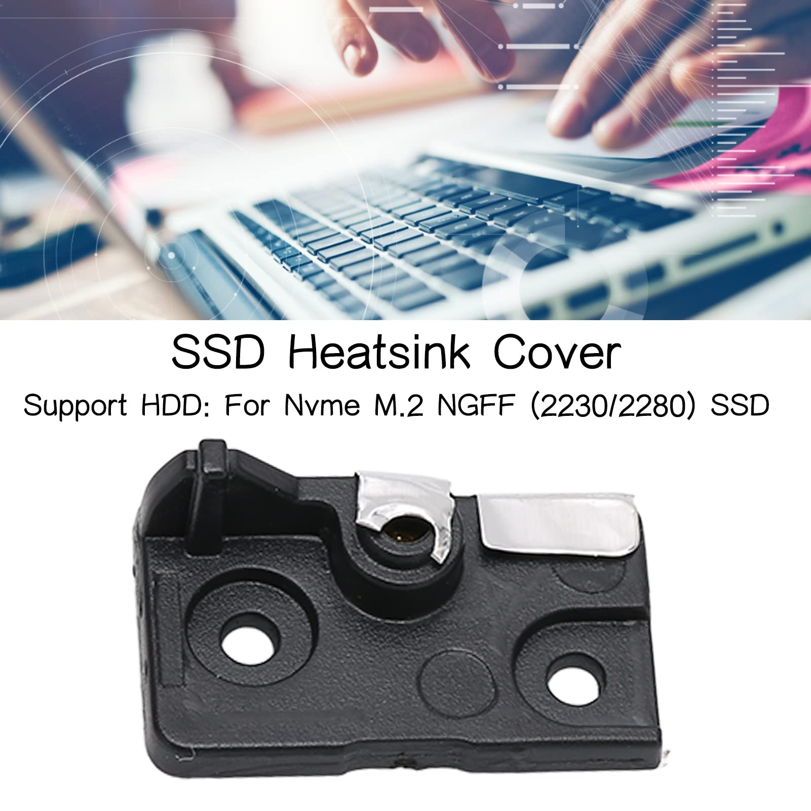 SSD heatsink Bracket, Sturdy and Durable, Easy to Replace, Convenient Premium ABS SSD Bracket for E5280 for M3520 for E5591 for E5488
