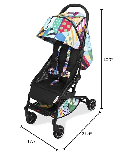 Maclaren atom Jason Woodside Style Set Travel System- Super lightweight, ultra-compact, fits on airplane's overhead storage. Car seat compatible. Loaded with accessories. Multi position reclining seat