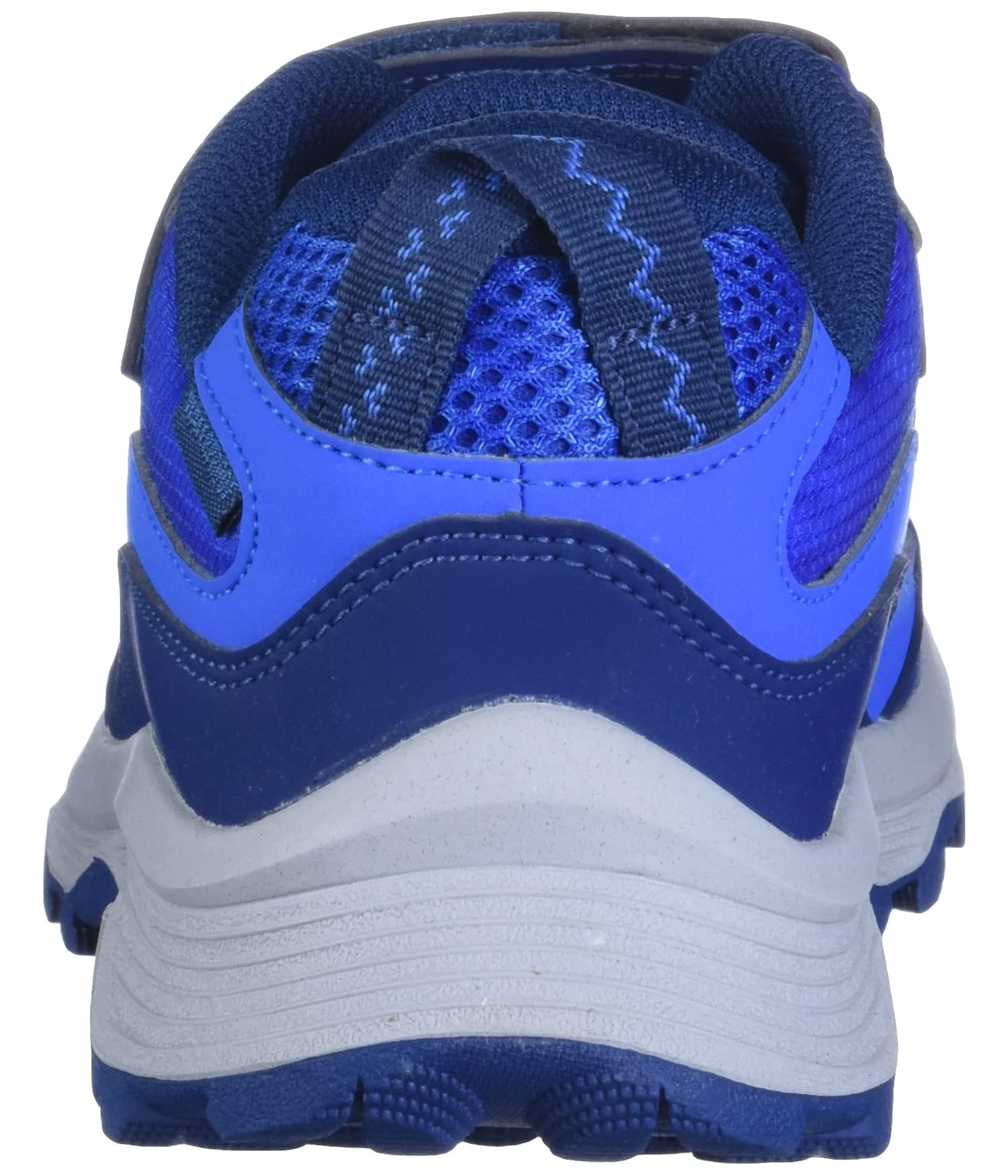 Merrell Moab Speed Low Alternative Closure Waterproof Hiking Sneaker, Blue, 4.5 US Unisex Big Kid