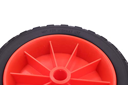METER STAR 2pc 10" Kayak Cart Wheels, Puncture-Proof Tire Wheel for Kayak Canoe Trolley Cart Replacement Tire,Diameter Central Axis its 0.9",Solid Rubber