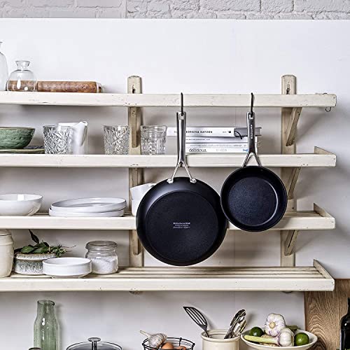KitchenAid Forged Hardened Hard Anodized PFAS-Free Ceramic Non-Stick, 24 cm Frying Pan, Induction, Oven Safe,Black