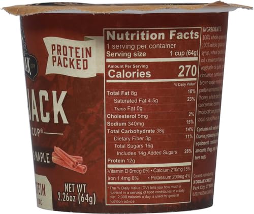 Kodiak Cakes Unleashed Flapjack On The Go Baking Mix, Cinnamon and Maple, 2.25 Ounce