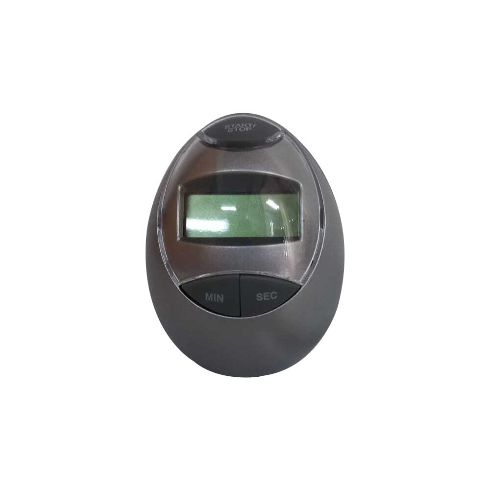 PresenceHHH Egg-Shaped Digital Kitchen Timer - Stainless Steel Digital Kitchenware Magnetic Kitchen Timer - Cooking Portable Timer Clock Reminder - Timers for Cooking, Egg Boiling, and Baking – Silver