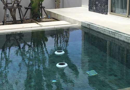 Solar Pool Ionizer for High Capacity Swimming Pool up to 45,000 Gallons - 85% Less Chlorine - 25% More ions - Kill Algae - Longer Lasting Copper Anode - Keep Water Crystal Clear (Blue)